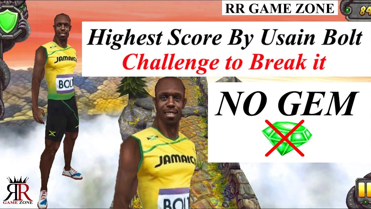 Highest Score By Usain Bolt In History In Single Run Without GEM highest-score-by-usain-bolt-in-history-in-single-run-without-gem