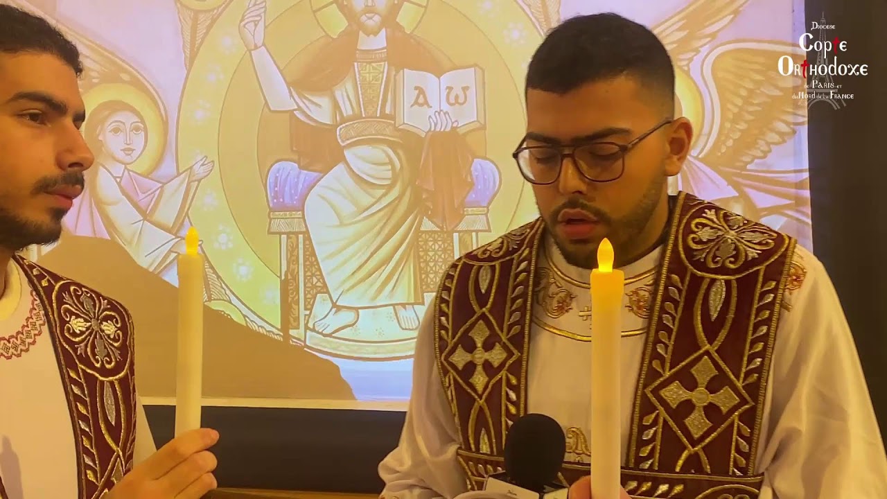 Divine Liturgie en présence de Mgrs Anba Antonio, Anba Boules et Anba ...