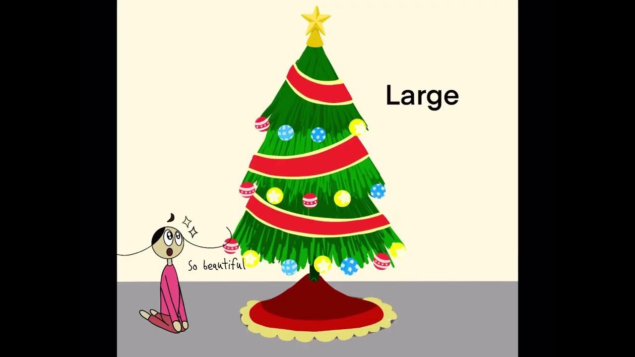 Comparing Christmas Tree Sizes - YouTube