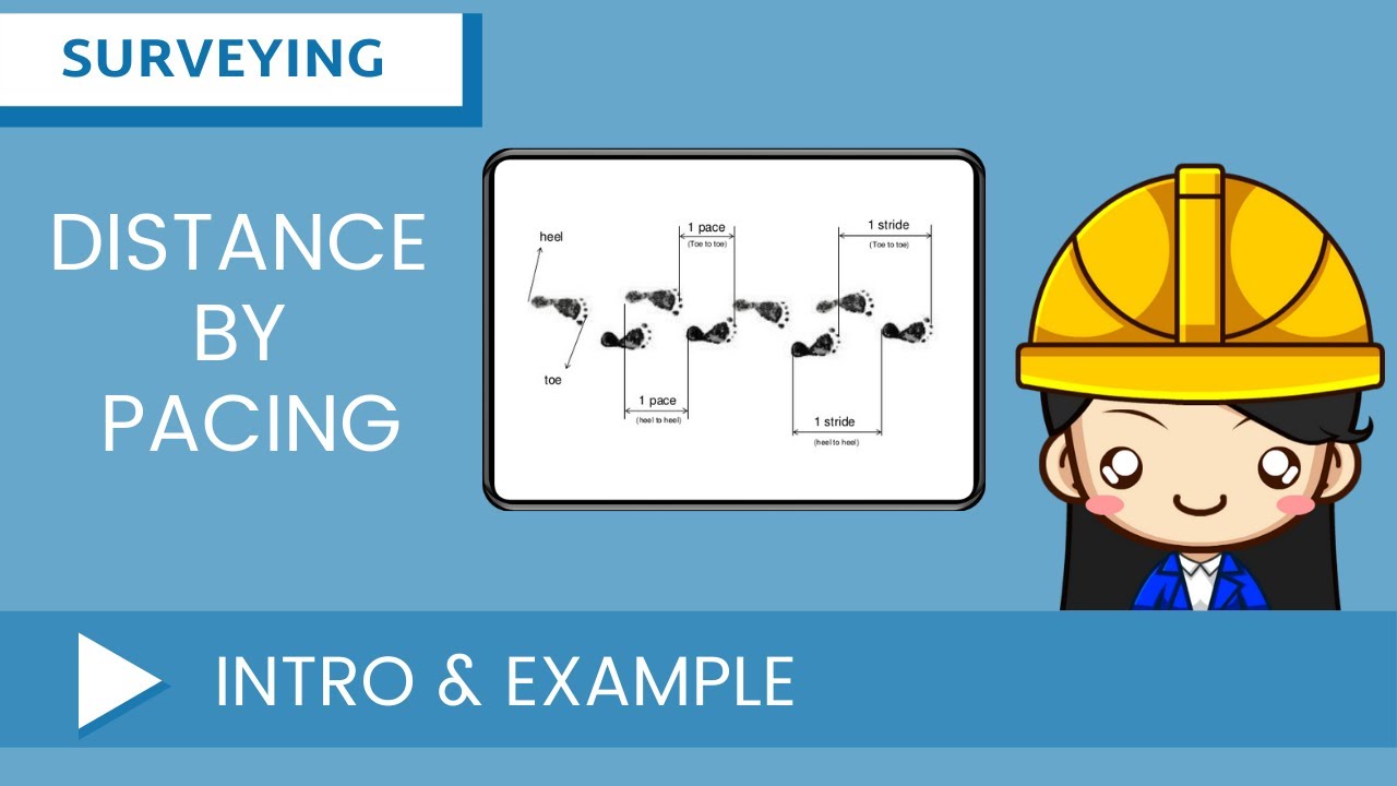 MEASUREMENT OF HORIZONTAL DISTANCE: DISTANCE BY PACING - YouTube