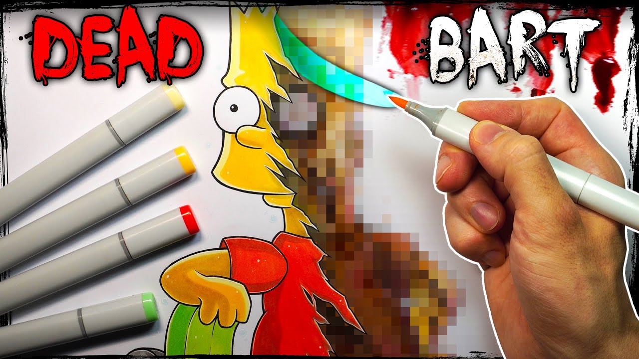 The Simpsons Lost Episode "Dead Bart" Creepypasta Story + Drawing - YouTube