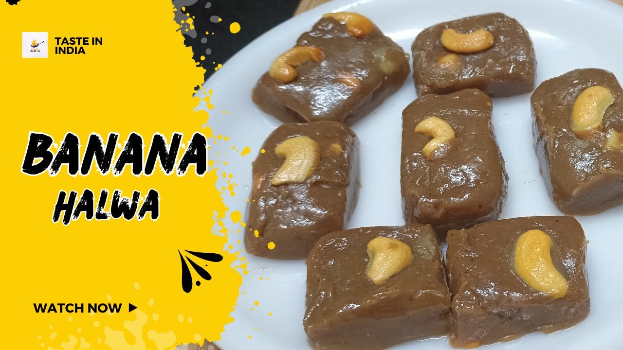 Soft Banana Halwa Recipe - No Sugar with Jaggery | Healthy Banana Halwa ...