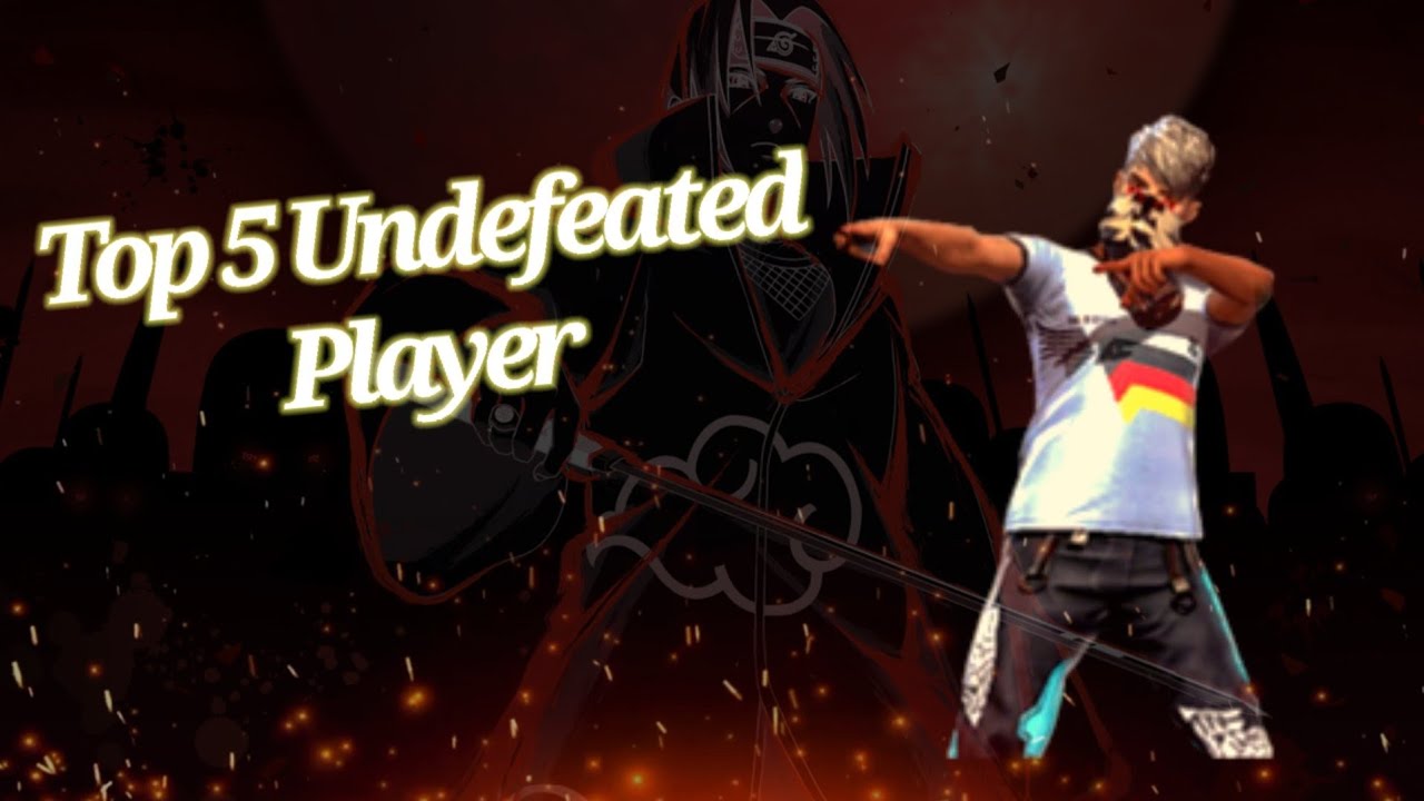 TOP 5 UNDEFEATED PLAYER IN FREE FIRE 🔥 WORLD TOP 5 DANGEROUS PLAYER🤔 ...