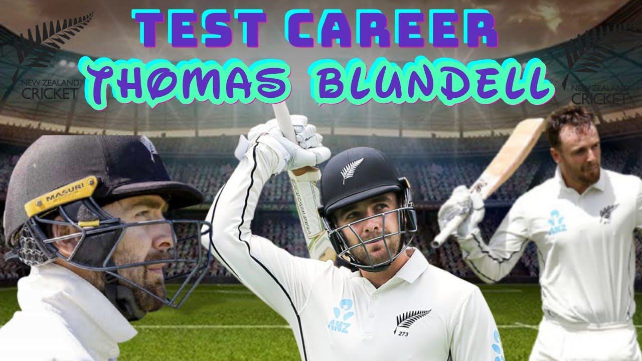 #Thomasblundell #crickethistoryto Thomas Blundell Test career/Batting ...