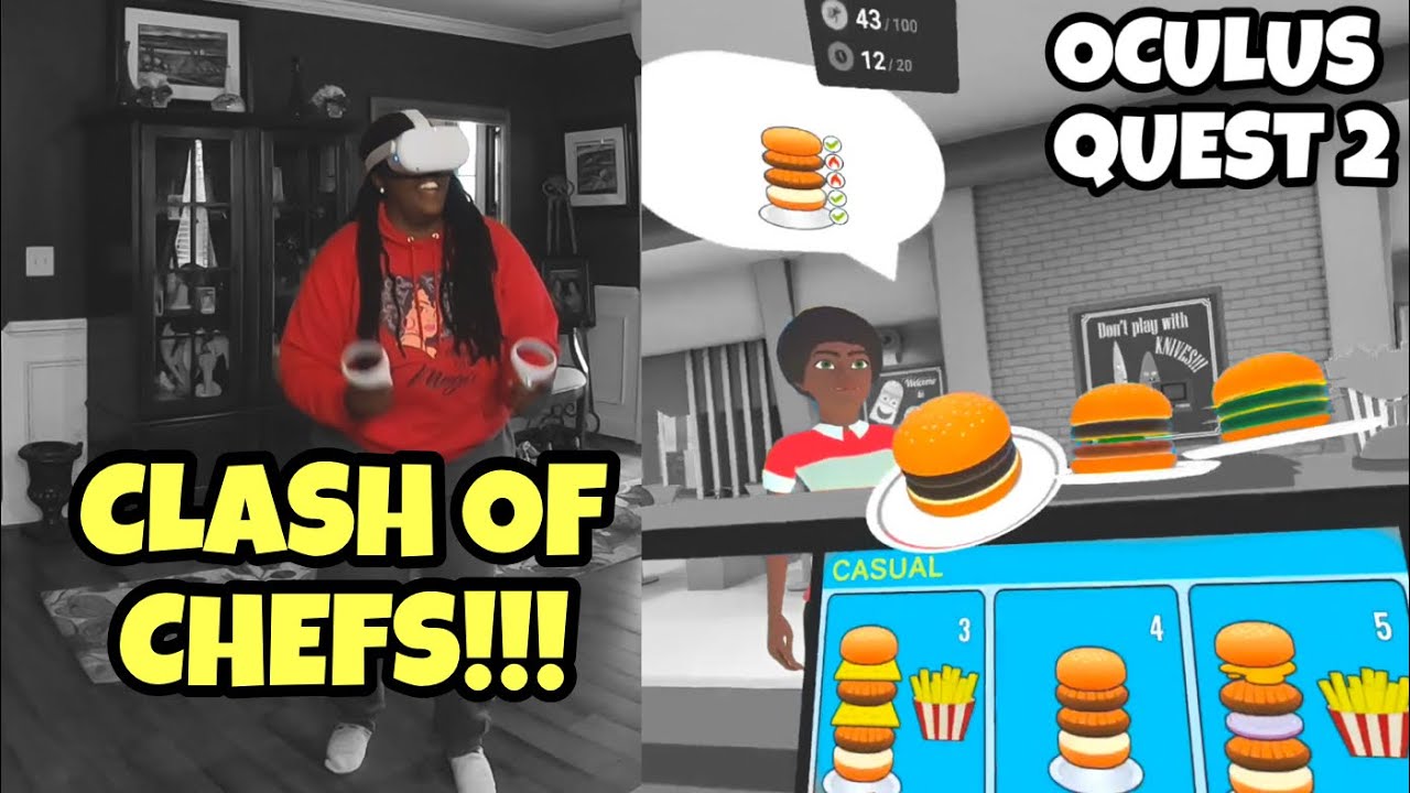 LETS COOK IN VR!!!|CLASH OF CHEFS VR GAMEPLAY|OCULUS QUEST 2 - YouTube