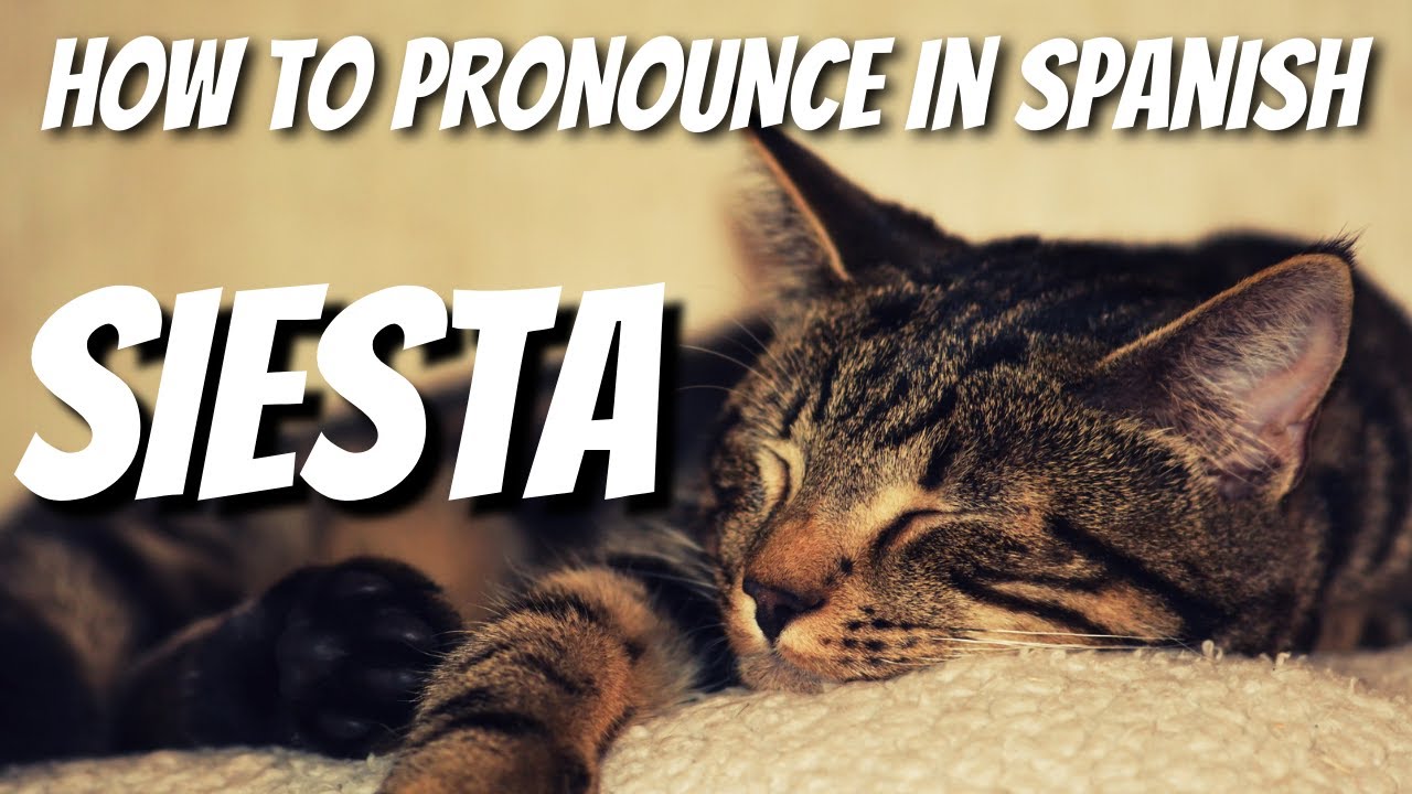 How to pronounce SIESTA in Spanish - YouTube