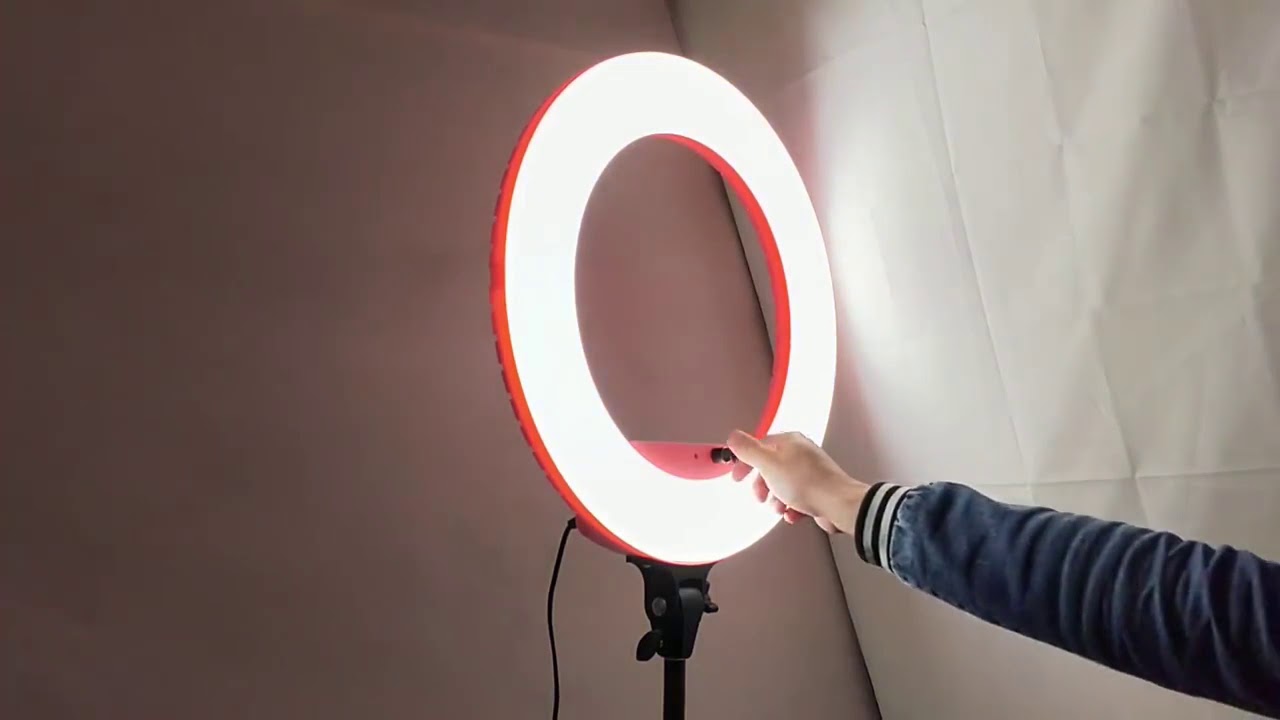 LF-R480 Led Ring Light photographic lighting 3200-5800K 100W - YouTube