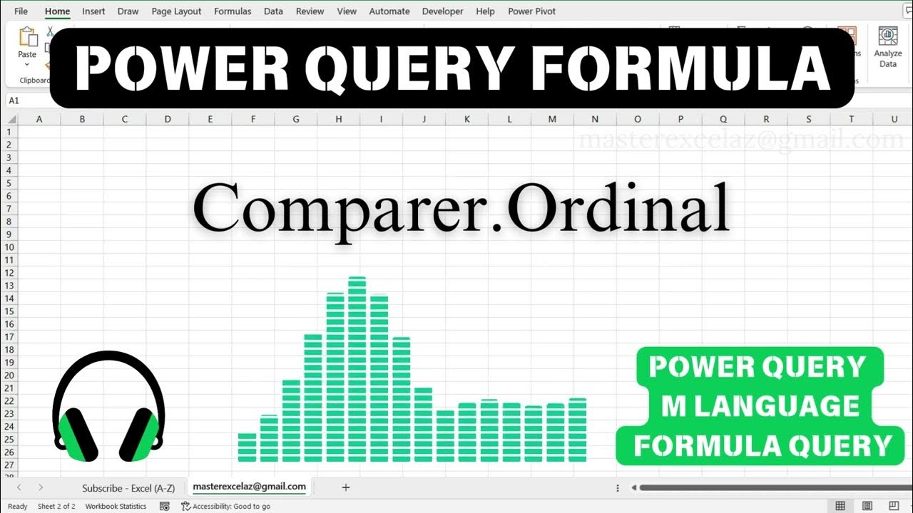 Comparer.Ordinal | Power Query formula in excel | AI Podcast in English - YouTube