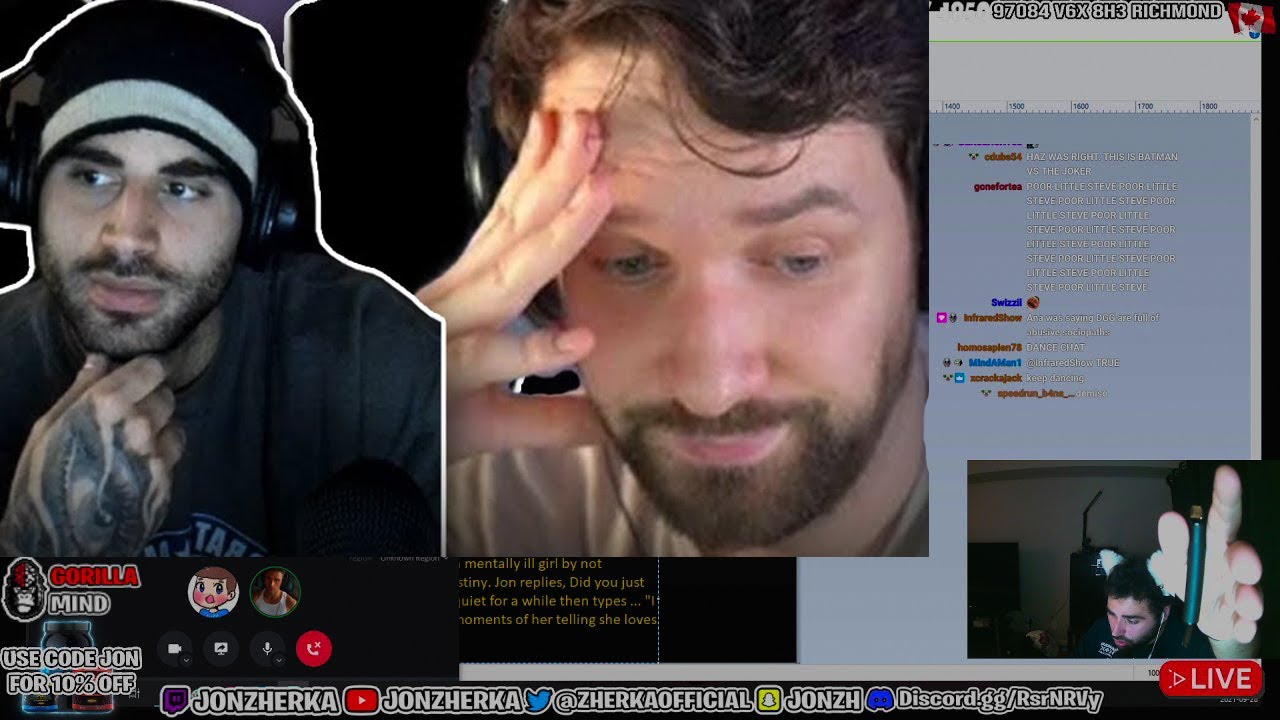 Jon Zherka Vs Destiny War Arc