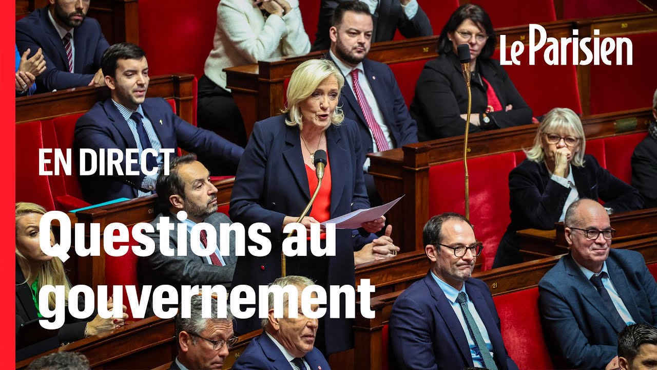 🔴 EN DIRECT - Suivez les questions au gouvernement à l'Assemblée ...