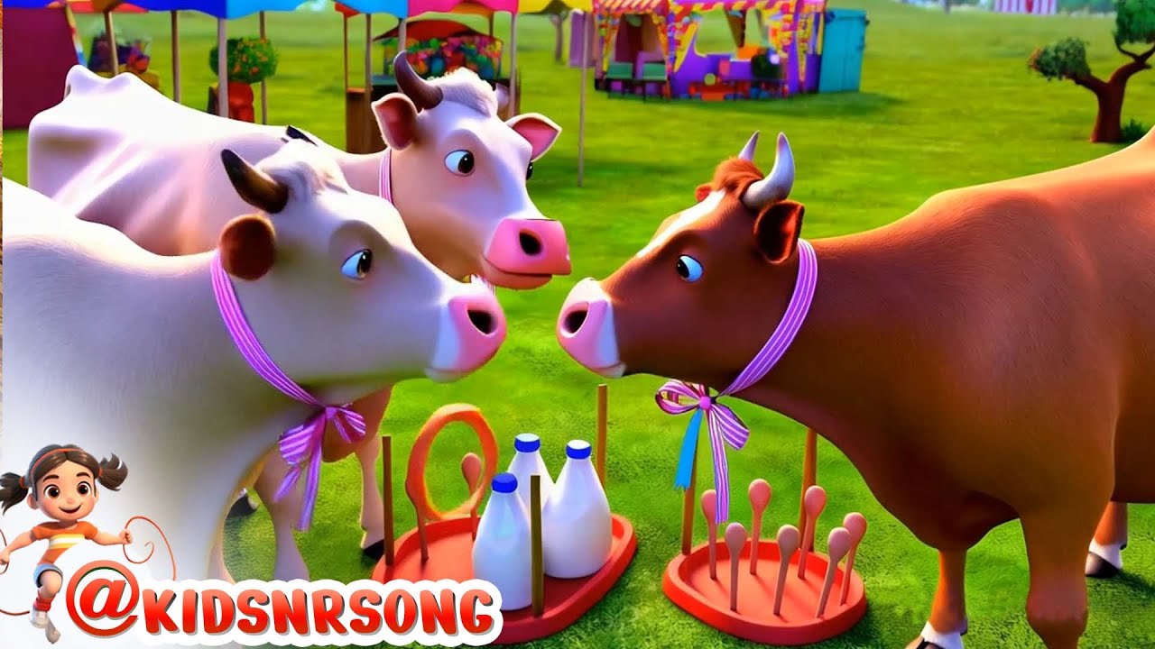 Cow Dance Party Song for Kids | Cow Song for Kids with Fun Farm ...