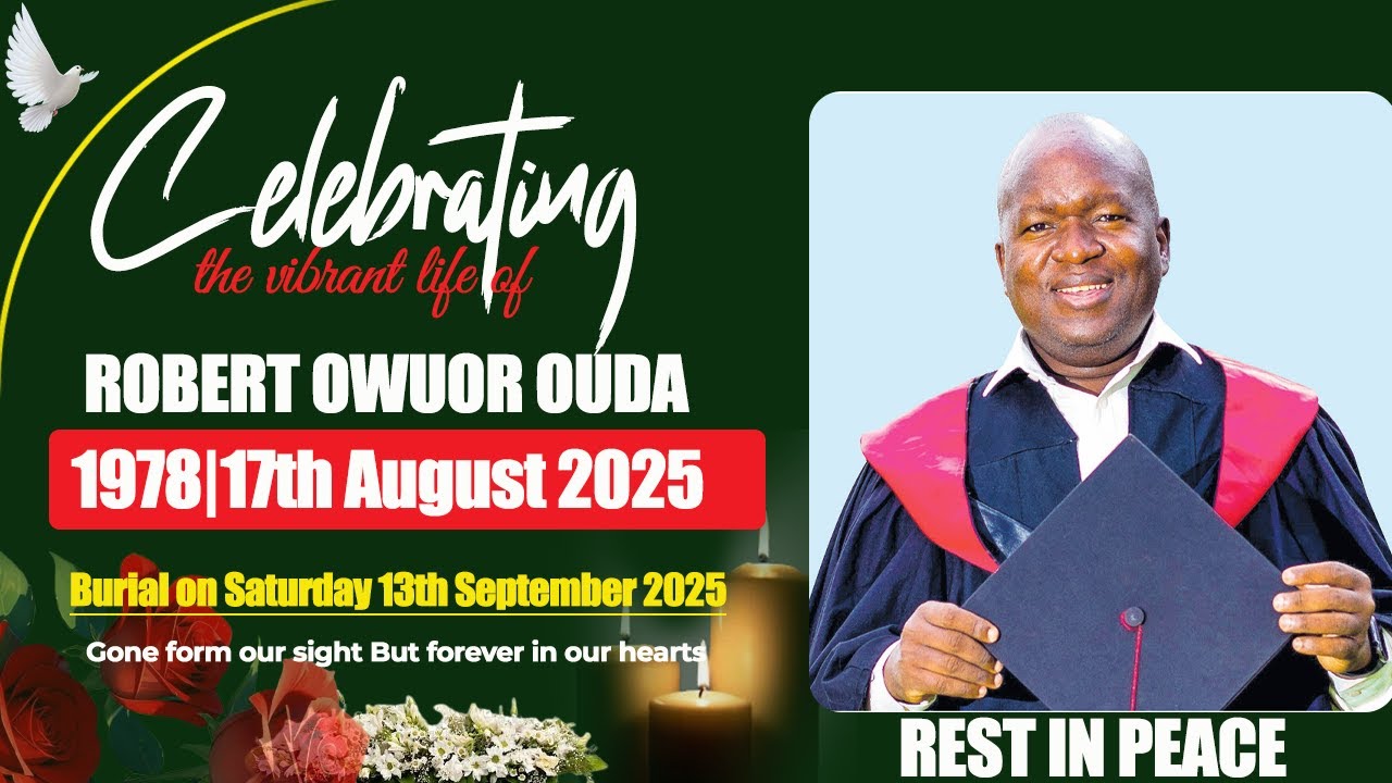CELEBRATING THE VIBRANT LIFE OF ROBERT OWUOR OUDA - YouTube