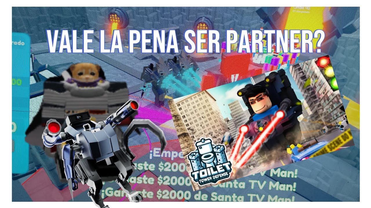 VALE LA PENA SER PARTNER? TOILET TOWER DEFENSE #roblox - YouTube