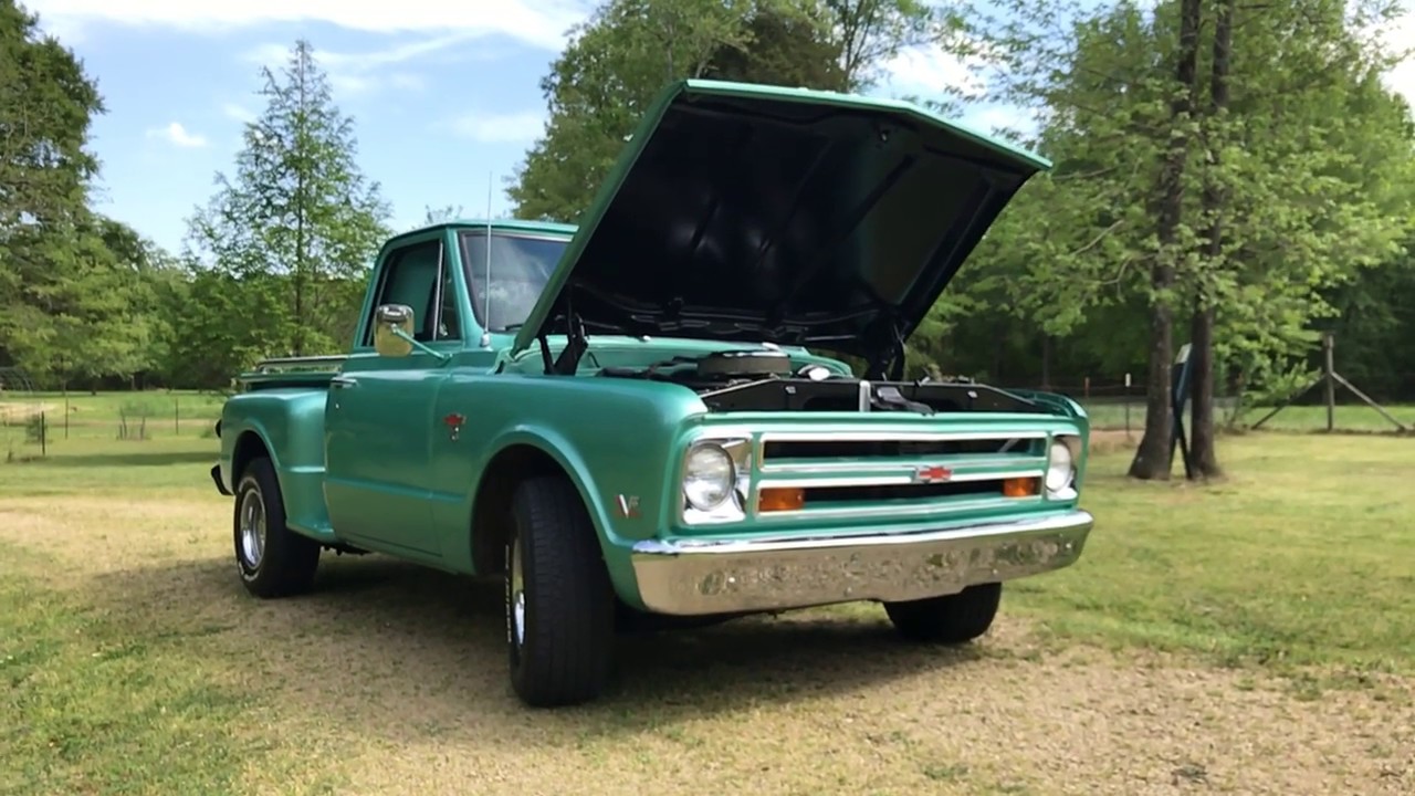 67 Chevy short bed for sale - walk around - YouTube