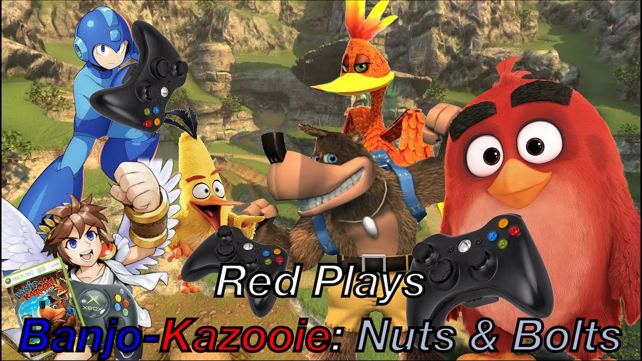 My Funny Angry Birds Video 16: Red Plays Banjo-Kazooie: Nuts & Bolts ...