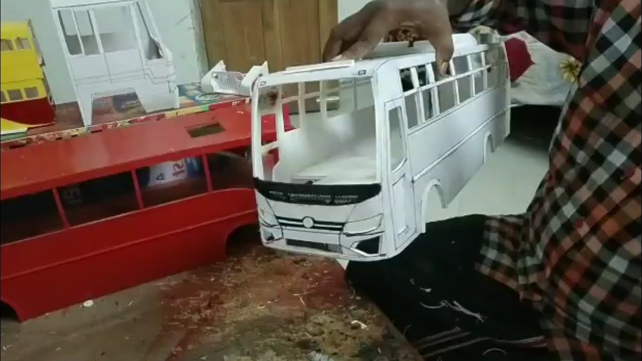 Miniature model Bus making video part 6 🚐🚌🚌🚃 - YouTube