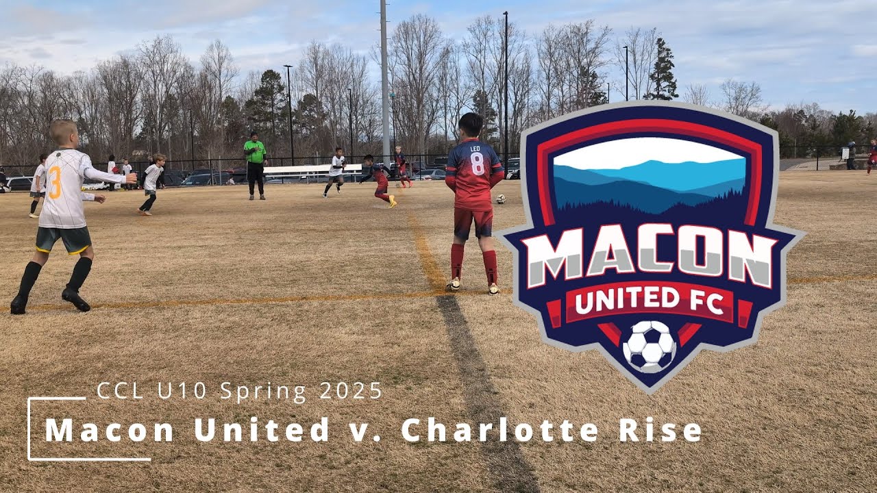CCL U10 Macon United v Charlotte Rise 3-9-25 - YouTube