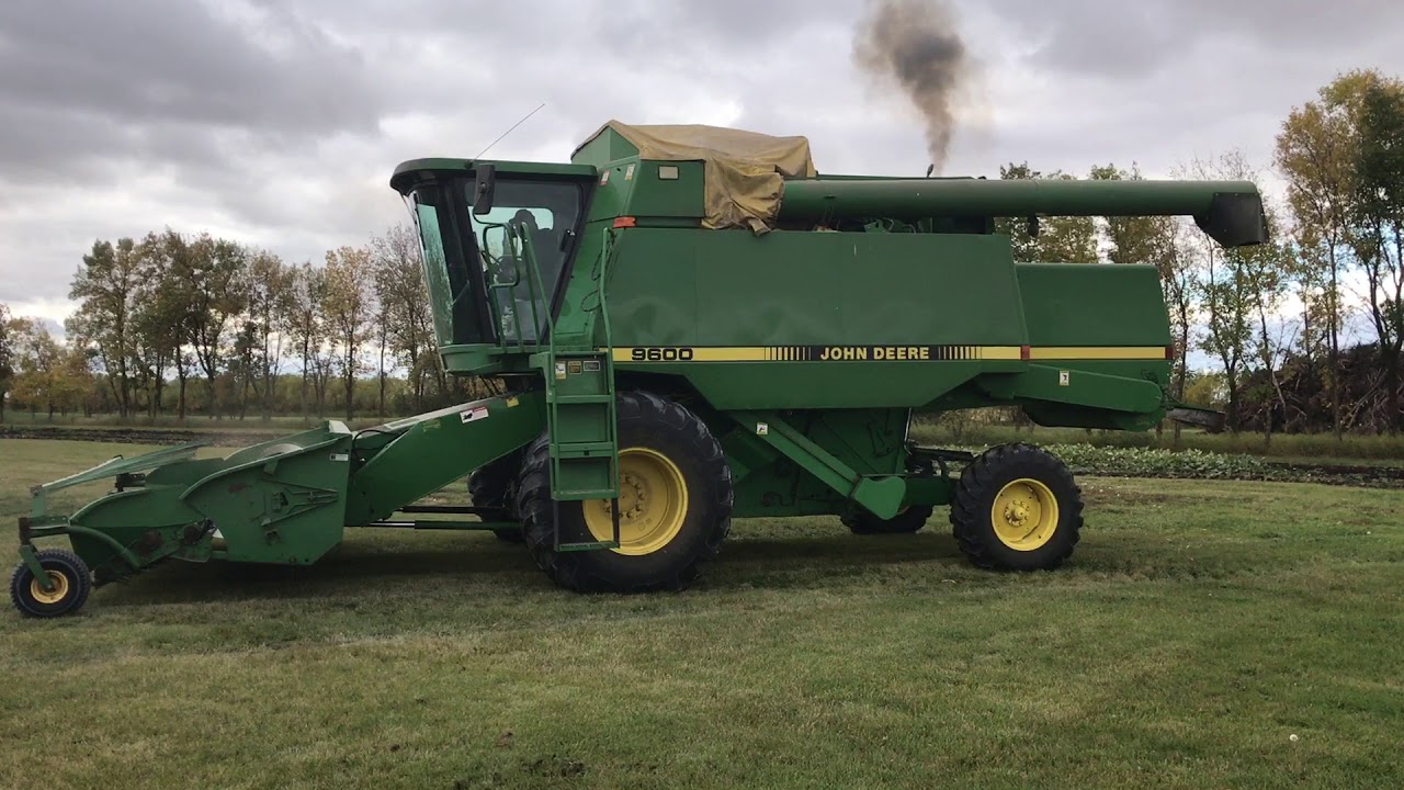 SOLD JD 9600 combine - YouTube