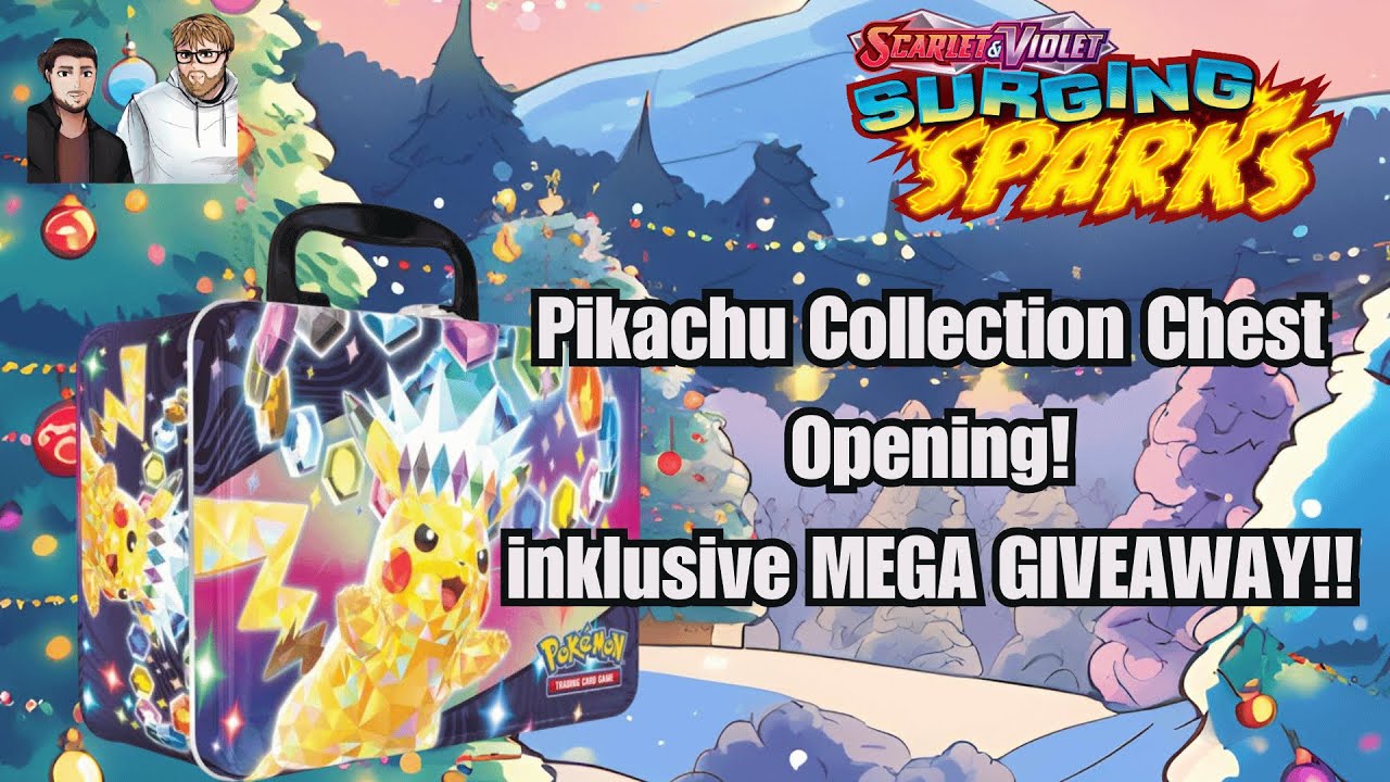 Pikachu Collection Chest Opening mit FETTEM GIVEAWAY!!! - YouTube