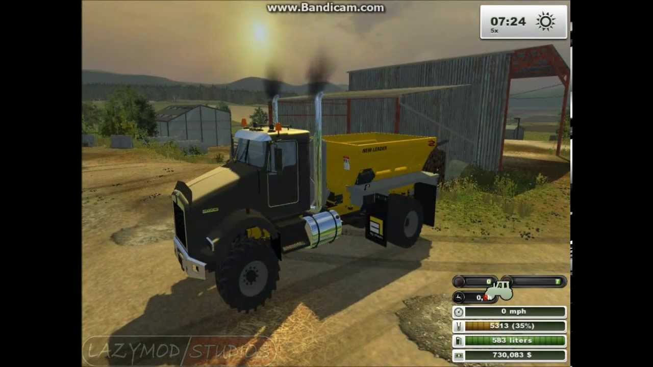 Kenworth Fertilizer Spreader Truck for FS13 - YouTube
