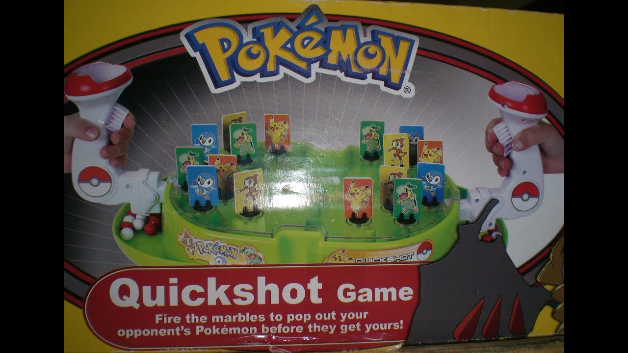 Pokemon Quickshot Game Toy Review - YouTube