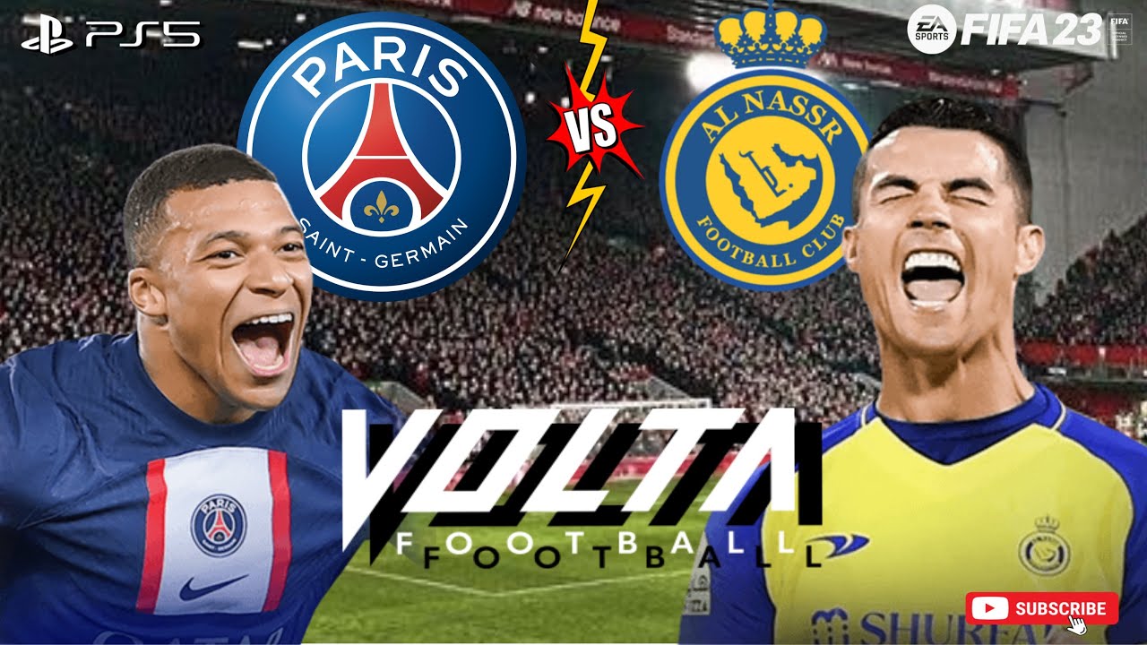 3vs3 FIFA 23 VOLTA FOOTBALL Match_Full Gameplay [ PSG vs AL NASSR ...