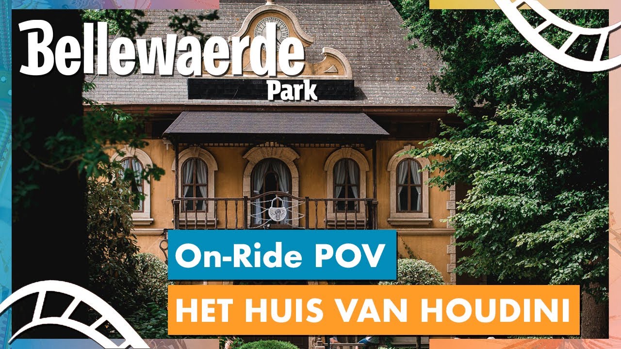 🇧🇪 Het huis van Houdini - Bellewaerde Park 2024 - Belgium - YouTube