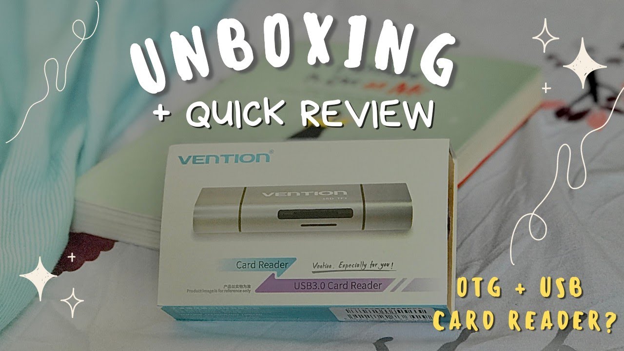 ☁️ Unboxing Vention Card Reader ☁️ how to transfer photos & videos from ...