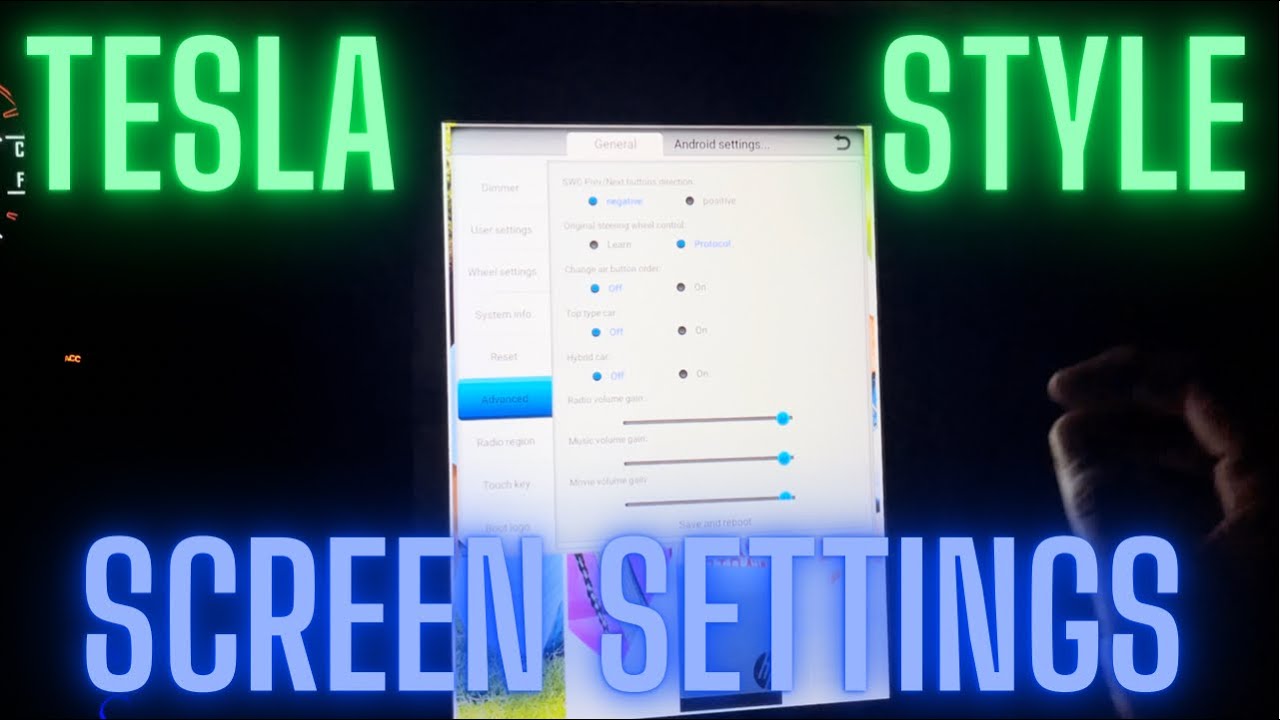 Phoenix automotive Tesla style screen Settings!! #2016 Dodge Durango ...