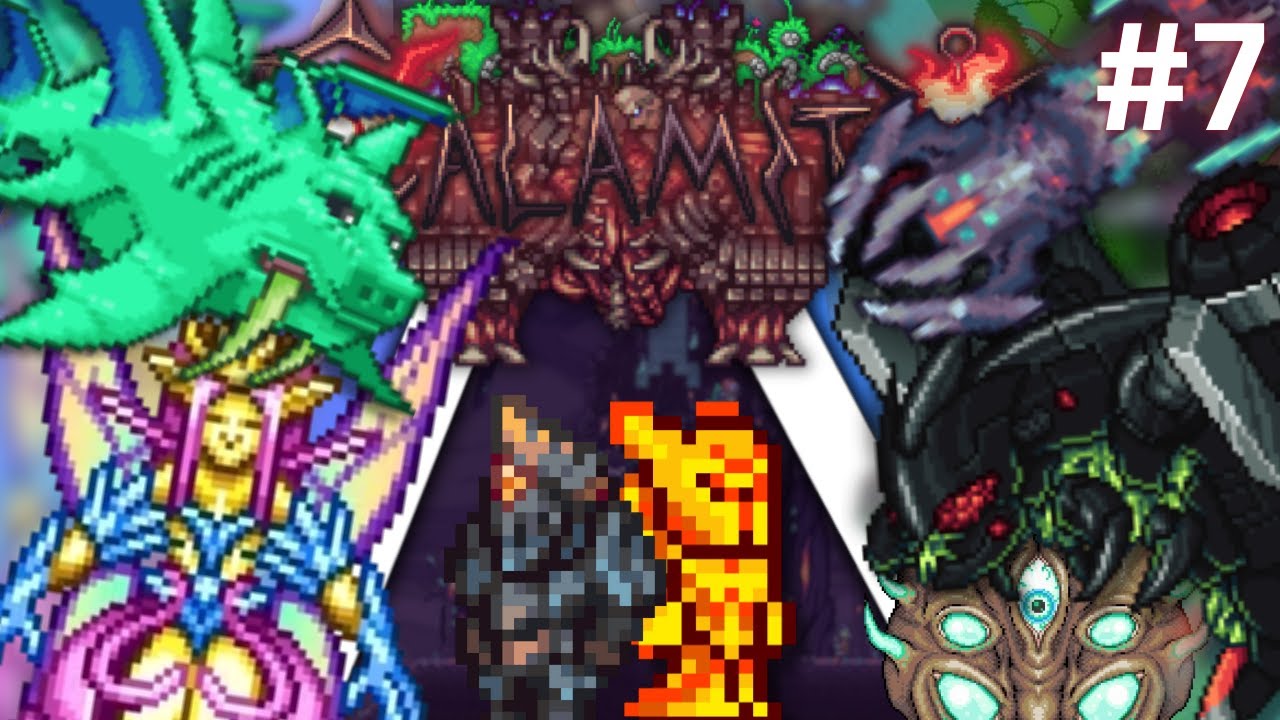 CHAOS AND RAGE.. THIS WHOLE VIDEO | Terraria Calamity #7 | DEATH MASTER ...