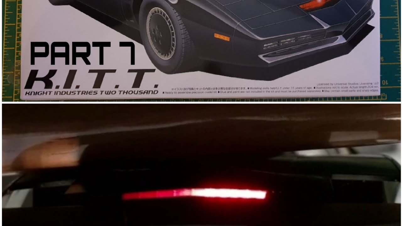 Knight rider "KITT" 1/24 scale (pt 7 The scanner!) - YouTube