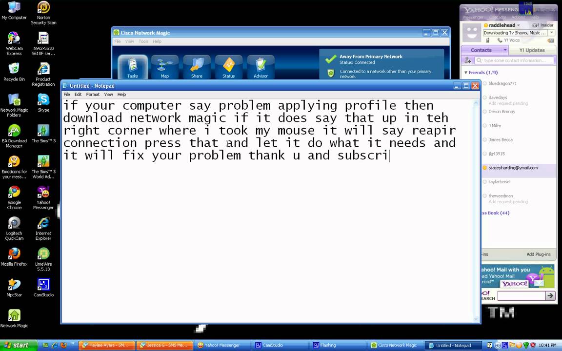Problem Applying Profile - YouTube