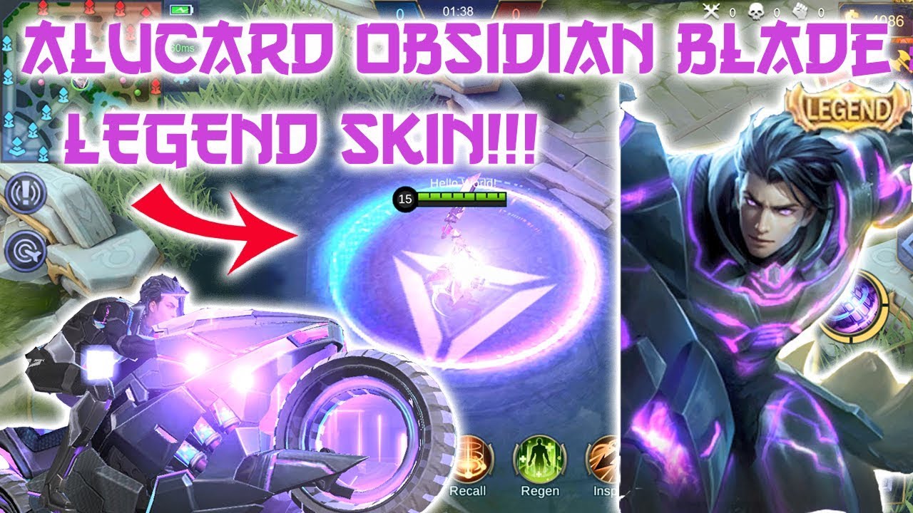 Alucard Obsidian Blade【LEGEND】 Skin 3D Gameplay (TRON MOTORCYCLE EFFECT ...