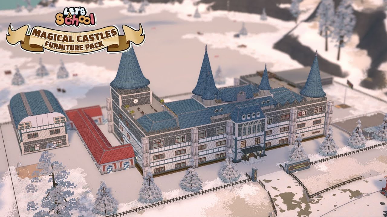 IT'S TIME TO BUILD THE BEST MAGIC SCHOOL! Let's School DLC | Gameplay ...