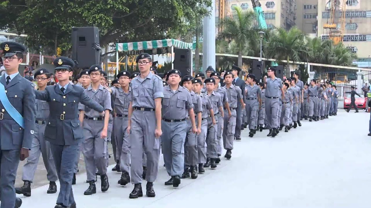 HKACC - Joint Wing passing out Parade 2013 (March off) - YouTube