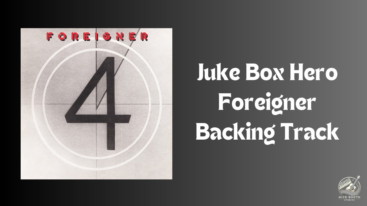 Juke Box Hero - Foreigner | Guitar Backing Track - YouTube
