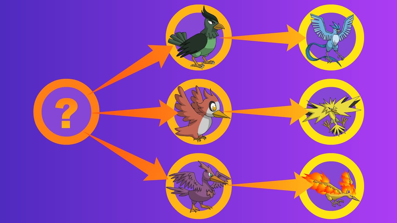 Pokemon Evolving | The Historical Evolution of The Legendary Birds ...