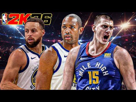 🟣NUGGETS vs WARRIORS🟡FULL GAME - 4K REALISTIC - NBA 2K26