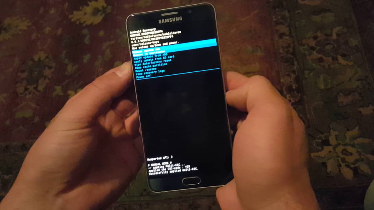 Factory Reset / Clear Cache on Galaxy Smartphones - YouTube