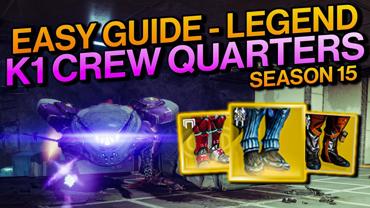 Destiny 2: Platinum K1 CREW QUARTERS Legend Lost Sector Guide - Simple ...