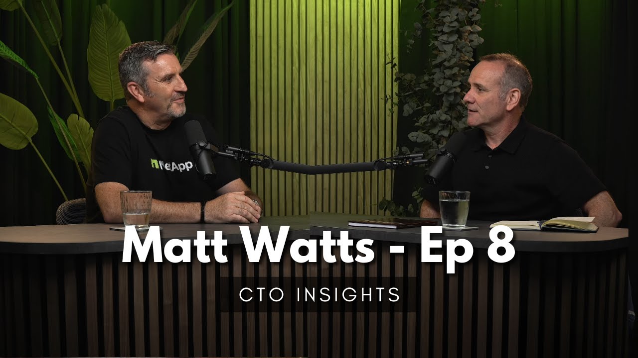 NetApp's Matt Watts | Ep 8 - YouTube