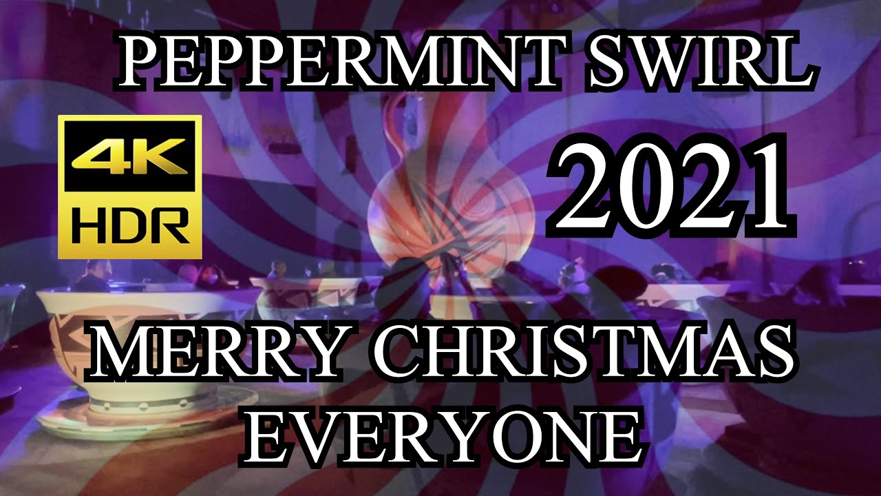 Peppermint Swirl "Merry Christmas Everyone" (2021) 4K HDR At Holiday In ...
