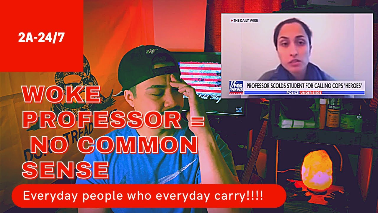 Woke Professor vs Student - Ex-Criminal Backs The Blue/Reacts - YouTube