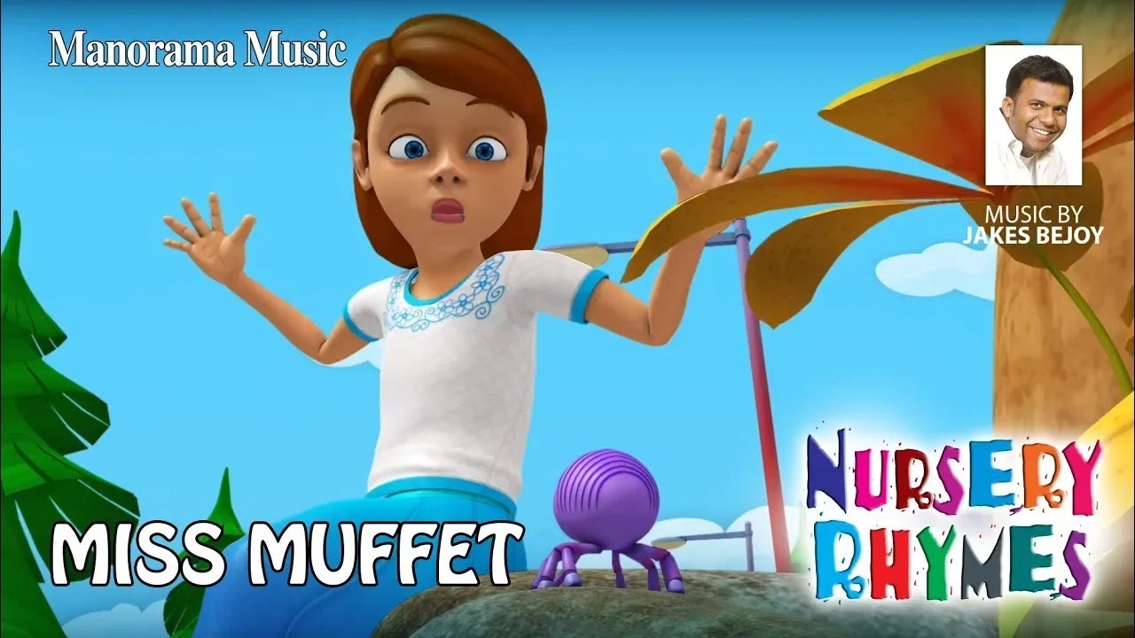 Little Miss Muffet | English Nursery Rhymes | Children Nursery Rhymes ...