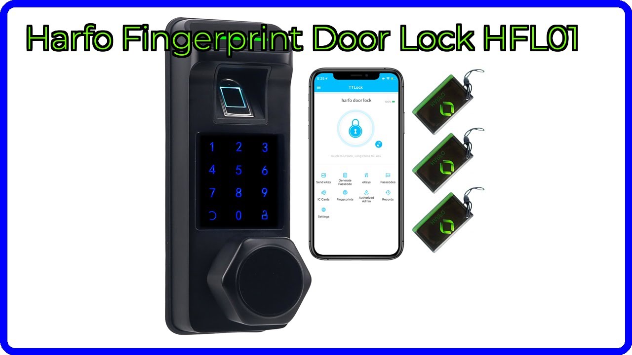 REVIEW (2026): Harfo Fingerprint Door Lock HFL01. ESSENTIAL details ...