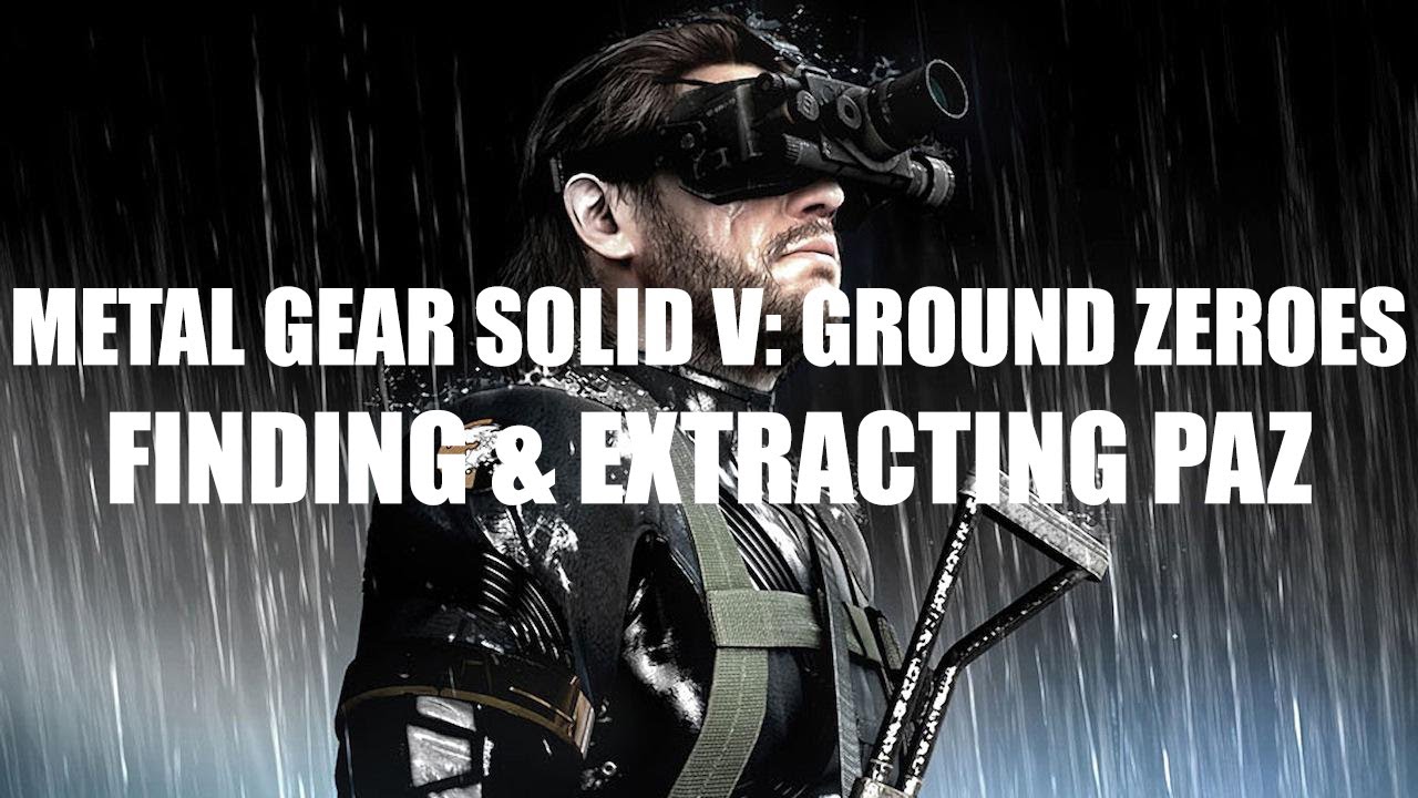 Metal Gear Solid V: Ground Zeroes Finding Paz Guide | GH - YouTube