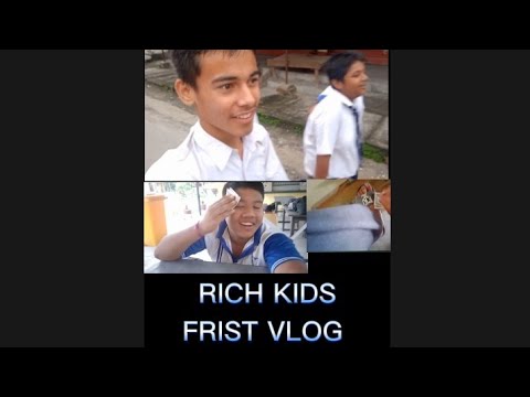 Rich kid🤑!!my frist vlog 🙈 - YouTube