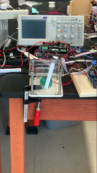 Inverted Pendulum Control w/ Arduino (HEDL Encoder) - T = 100ms - YouTube