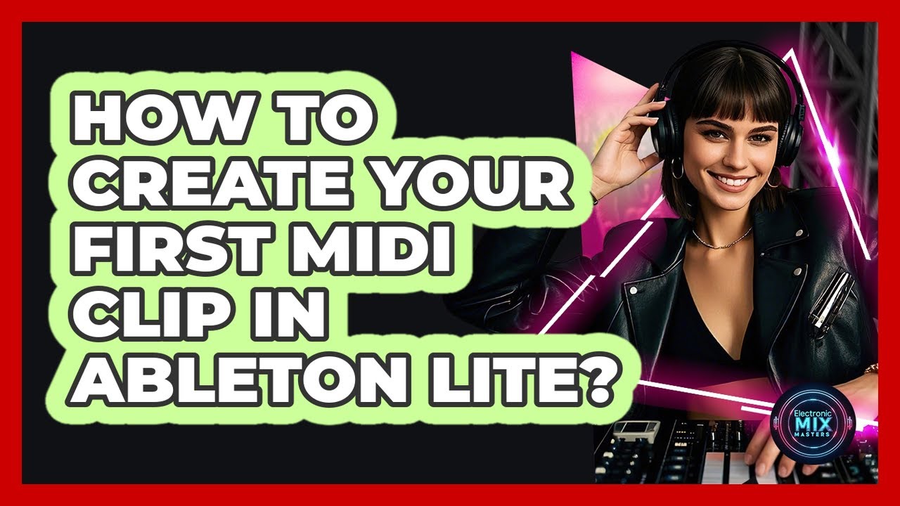How to Create Your First MIDI Clip in Ableton Lite? - YouTube