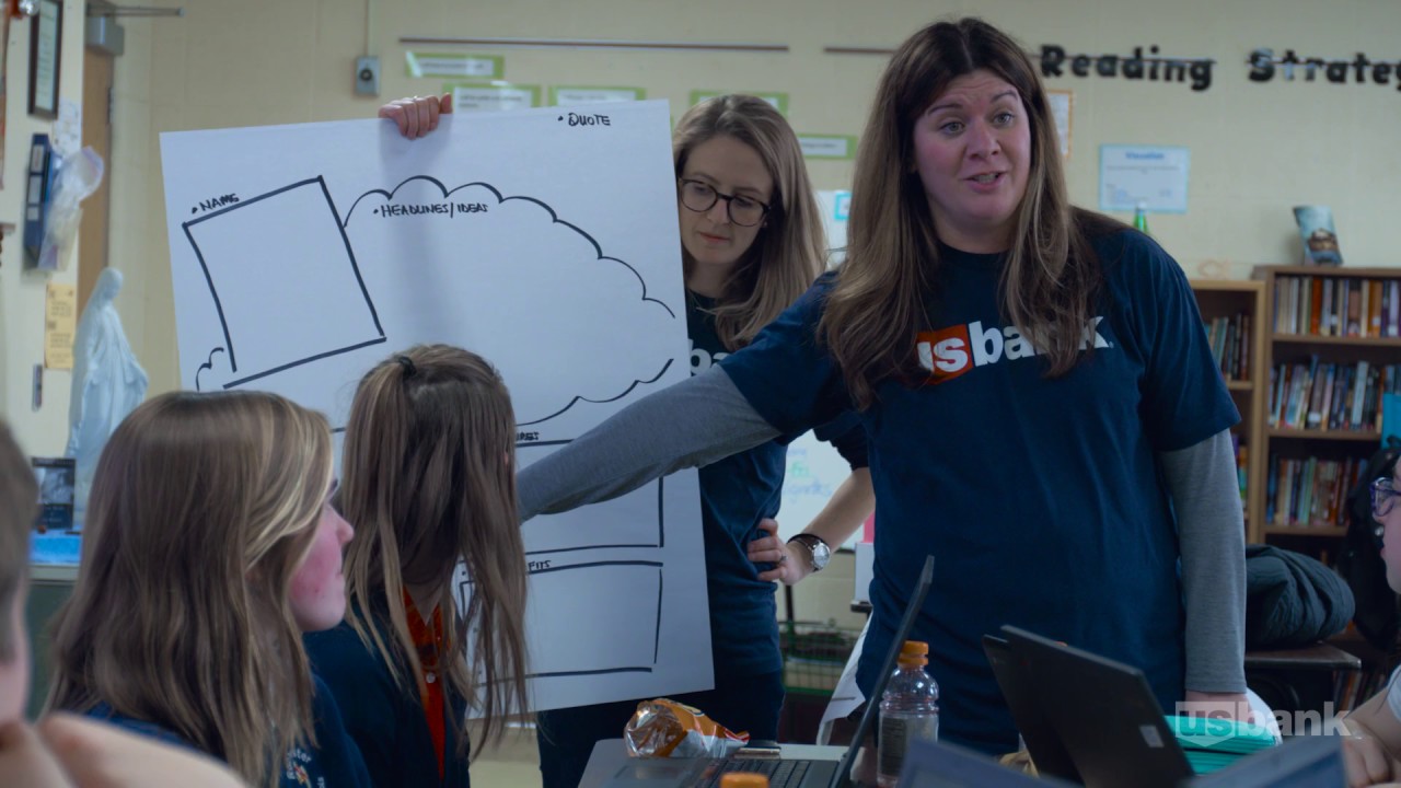 U.S. Bank helps girls learn how to be innovators - YouTube